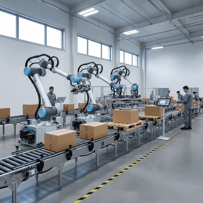 Cobot Palletizers | Collaborative Robot Palletizing Solutions
